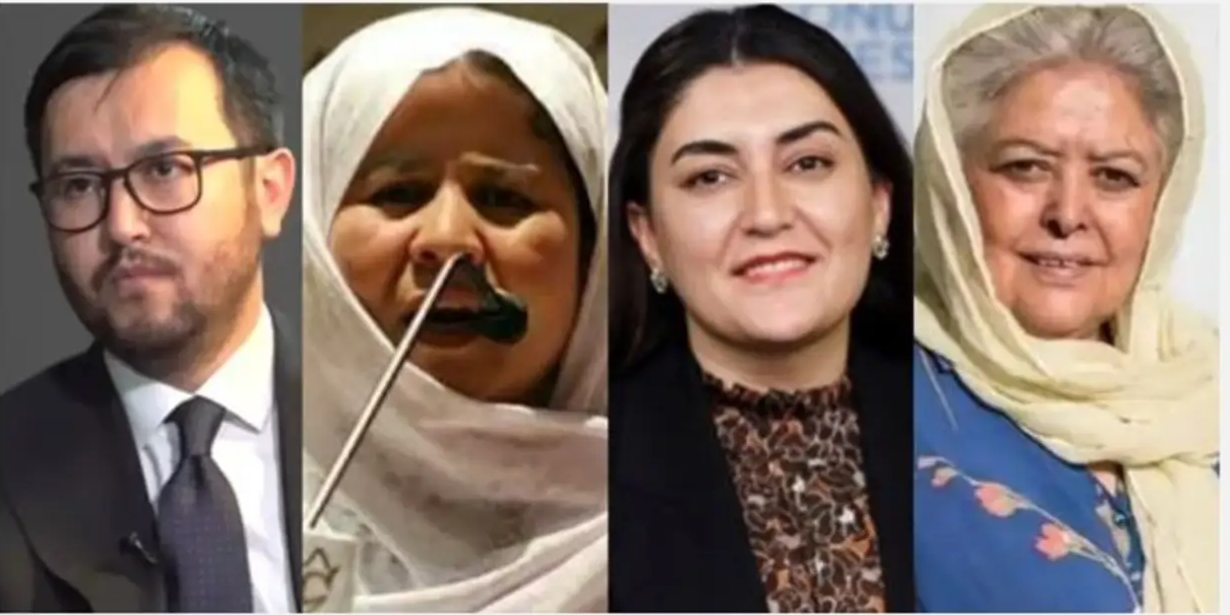 Lutfullah Najafizadah, Mitra Mehran, Shahgol Rezaei, and Mahboubah Saraj Represented Afghanistan ...